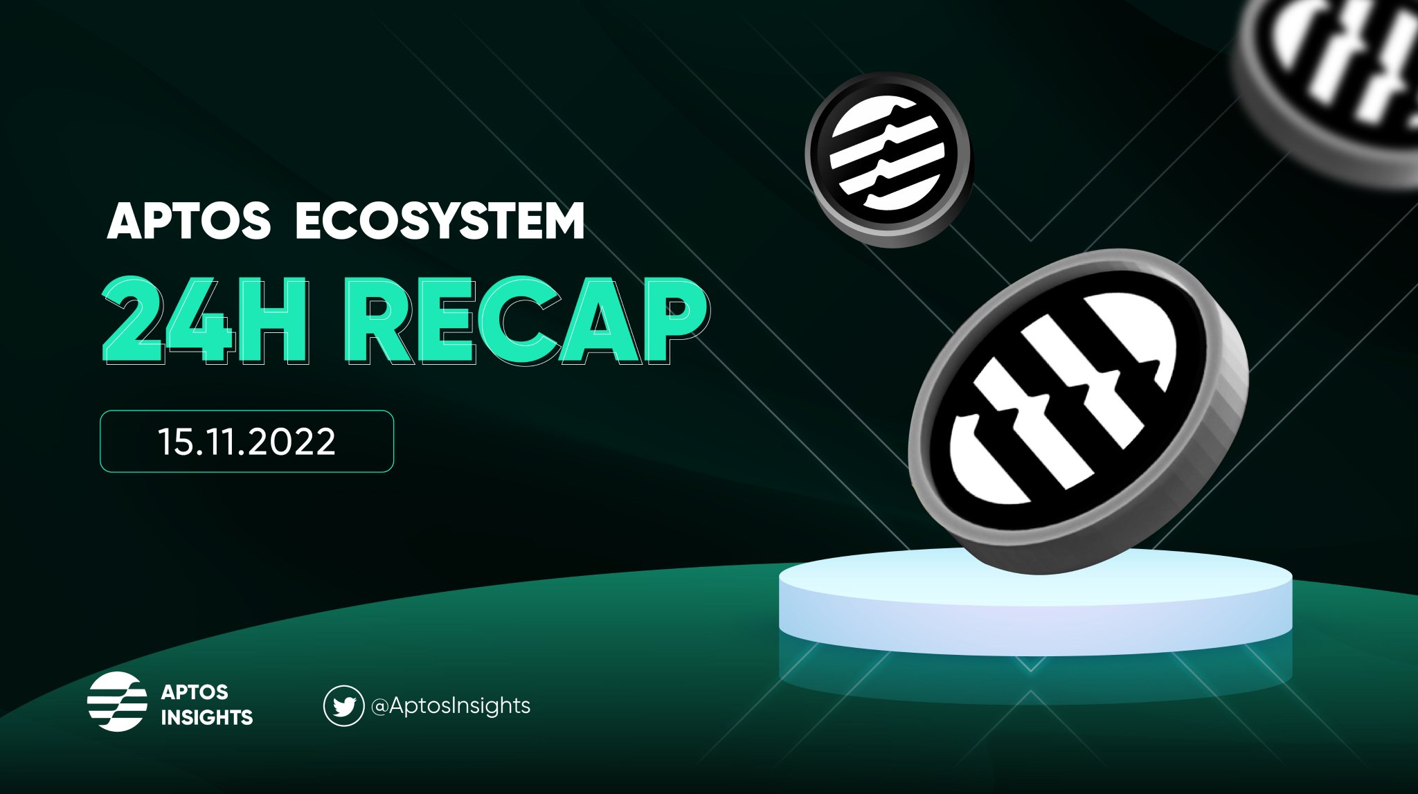 Aptos Insights 🖤🤍 on Twitter: "☀️ Aptos Ecosystem 24H RECAP | 15.11.2022☀️ 🔥 Like & Retweet to ...