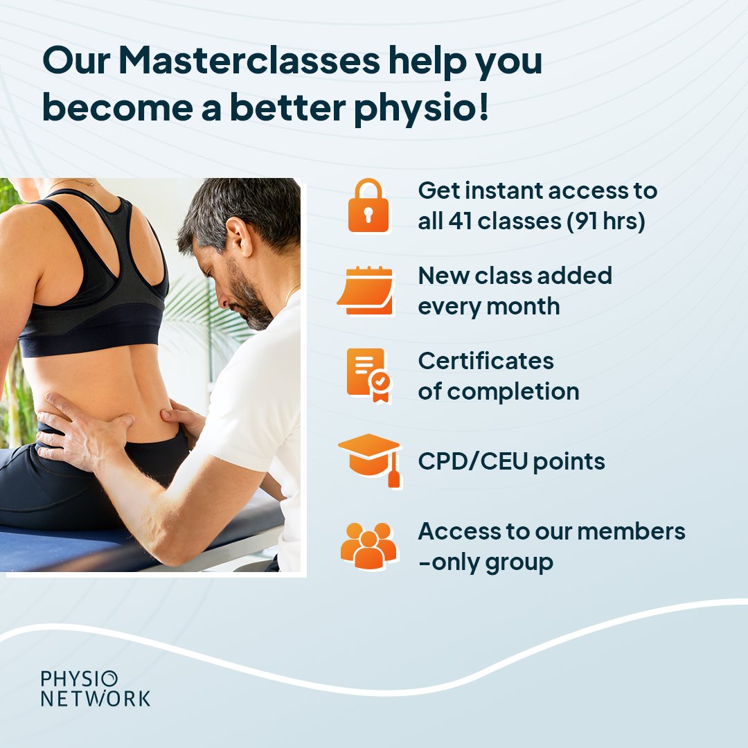 Physio Network on Twitter: "🍿 New Masterclass on low back pain with @KWernliPhysio You'll learn ...