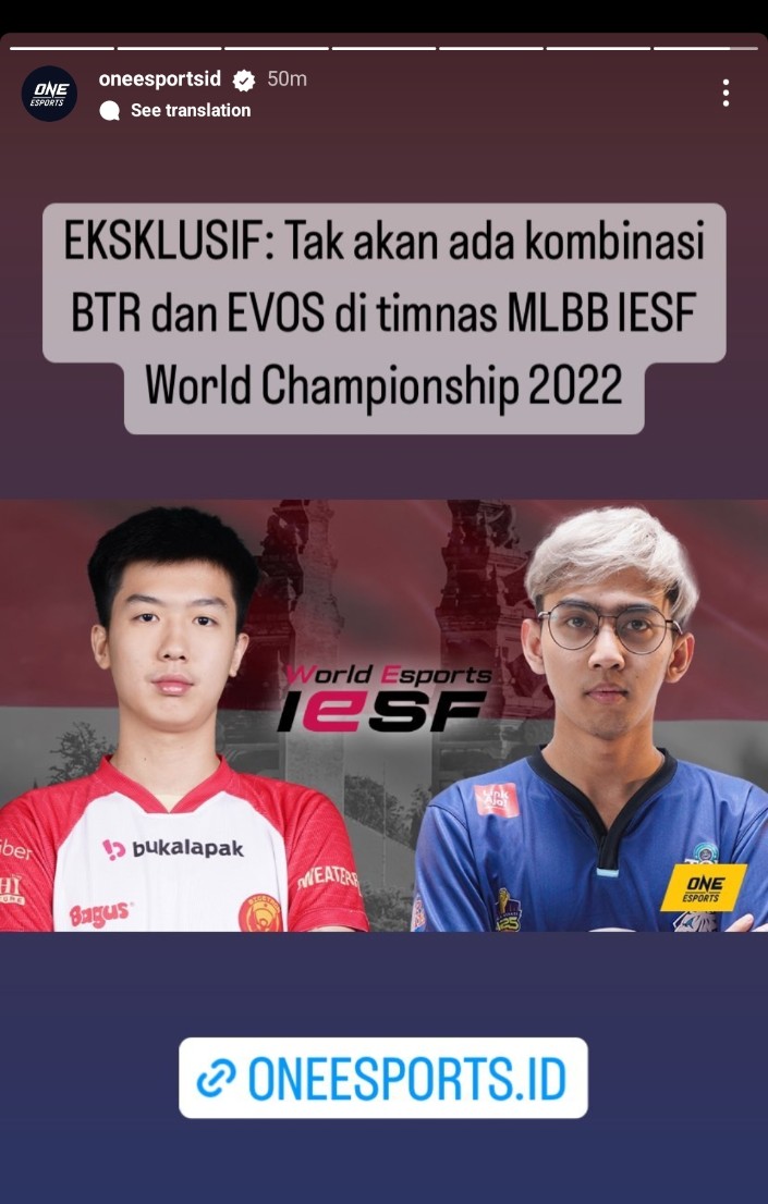 MLBB Menfess on Twitter: "Gass gasss Evos yang masukk IESF World Championship aja biar bisa jadi ...