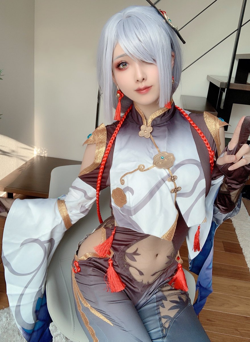 Paimon on Twitter: "RT @shino_iroha_: 申鶴 ️ #cosplay #Genshinlmpact #原神"