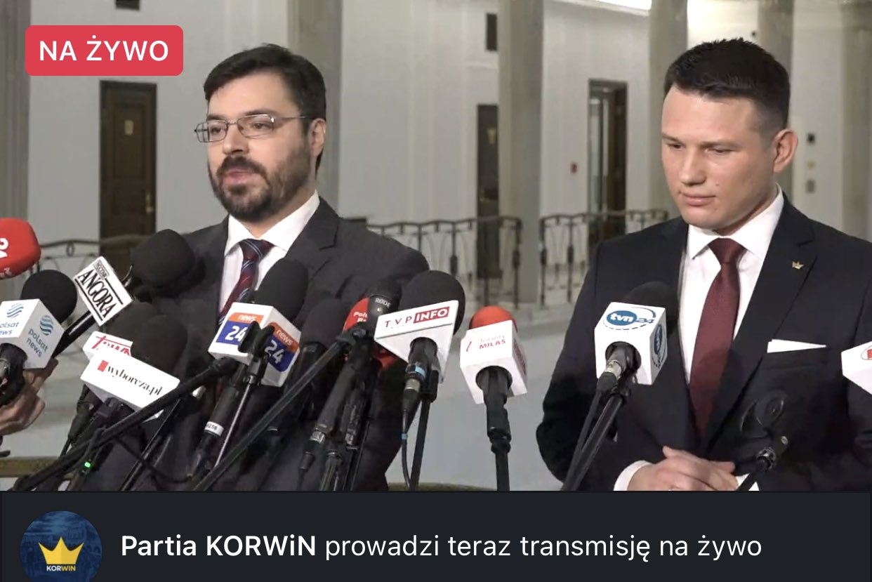 Partia KORWiN on Twitter: "Dzieje się! @KONFEDERACJA_ rośnie w siłę! Stanisław @styszka zasila ...