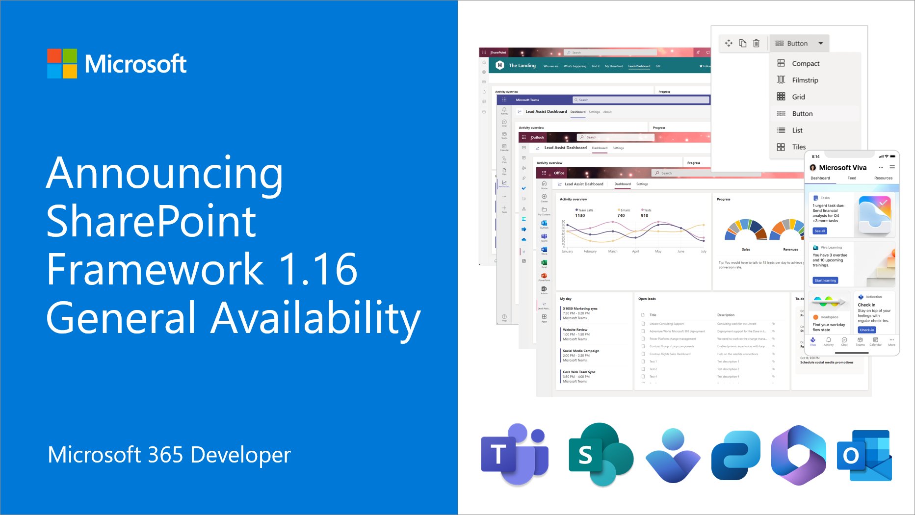 Microsoft 365 Developer on Twitter: "📢 Announcing #SharePoint Framework 1.16 (GA) Enables #SPFx ...