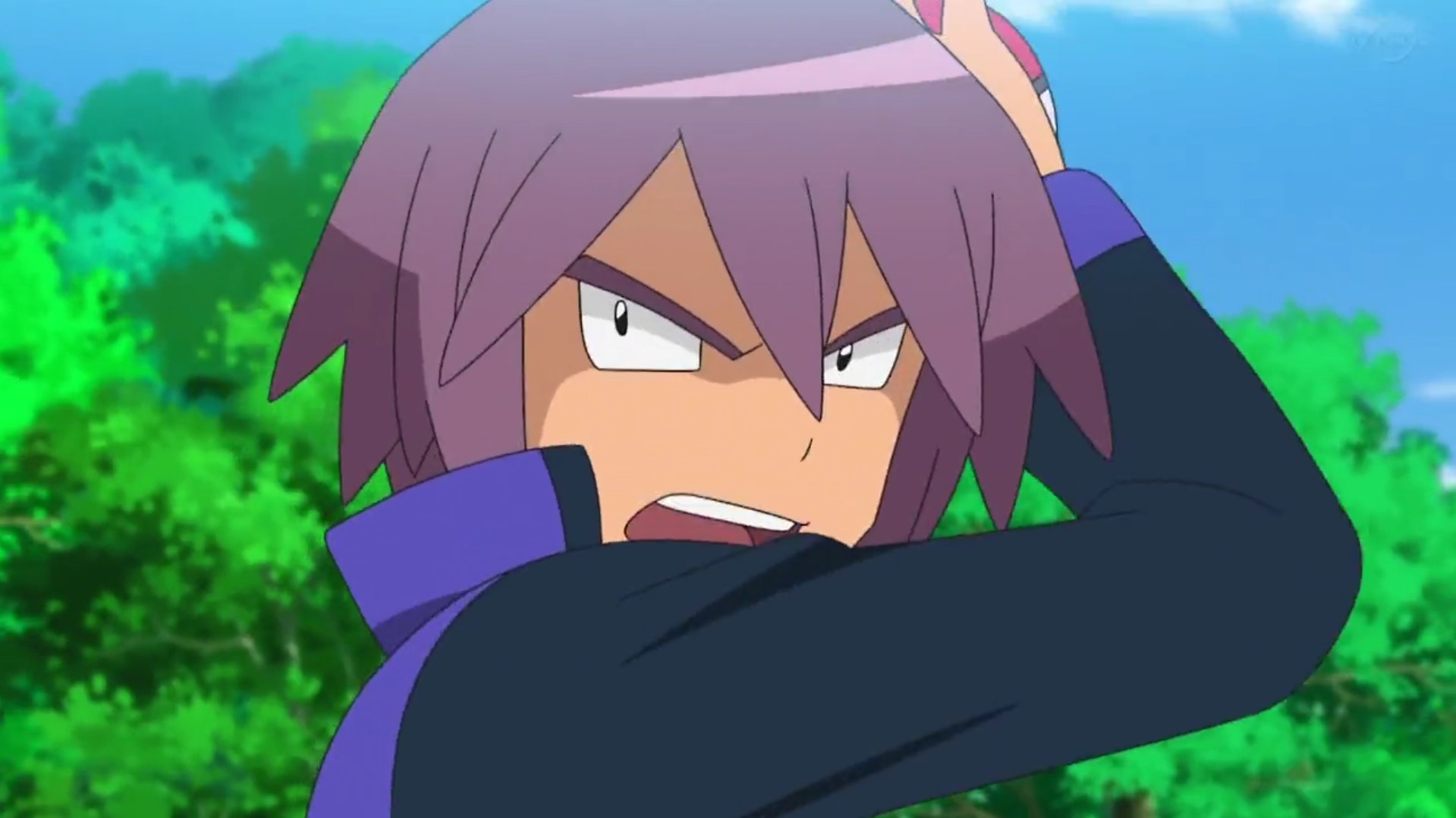 Paul Smiling Pokemon