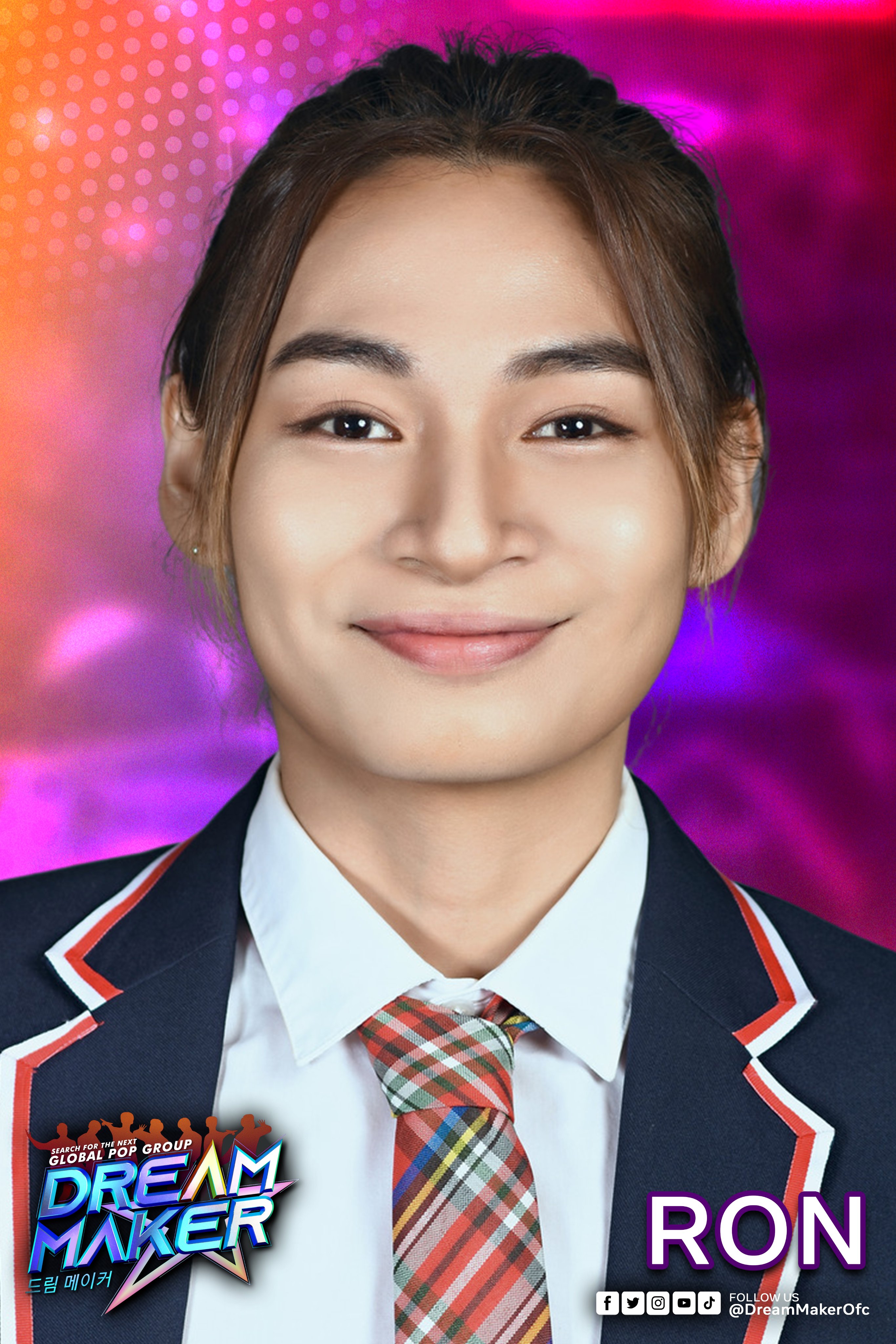 Dream Maker on Twitter: "MEET DREAM CHASER RON! Support his journey in making his KPOP Dreams ...