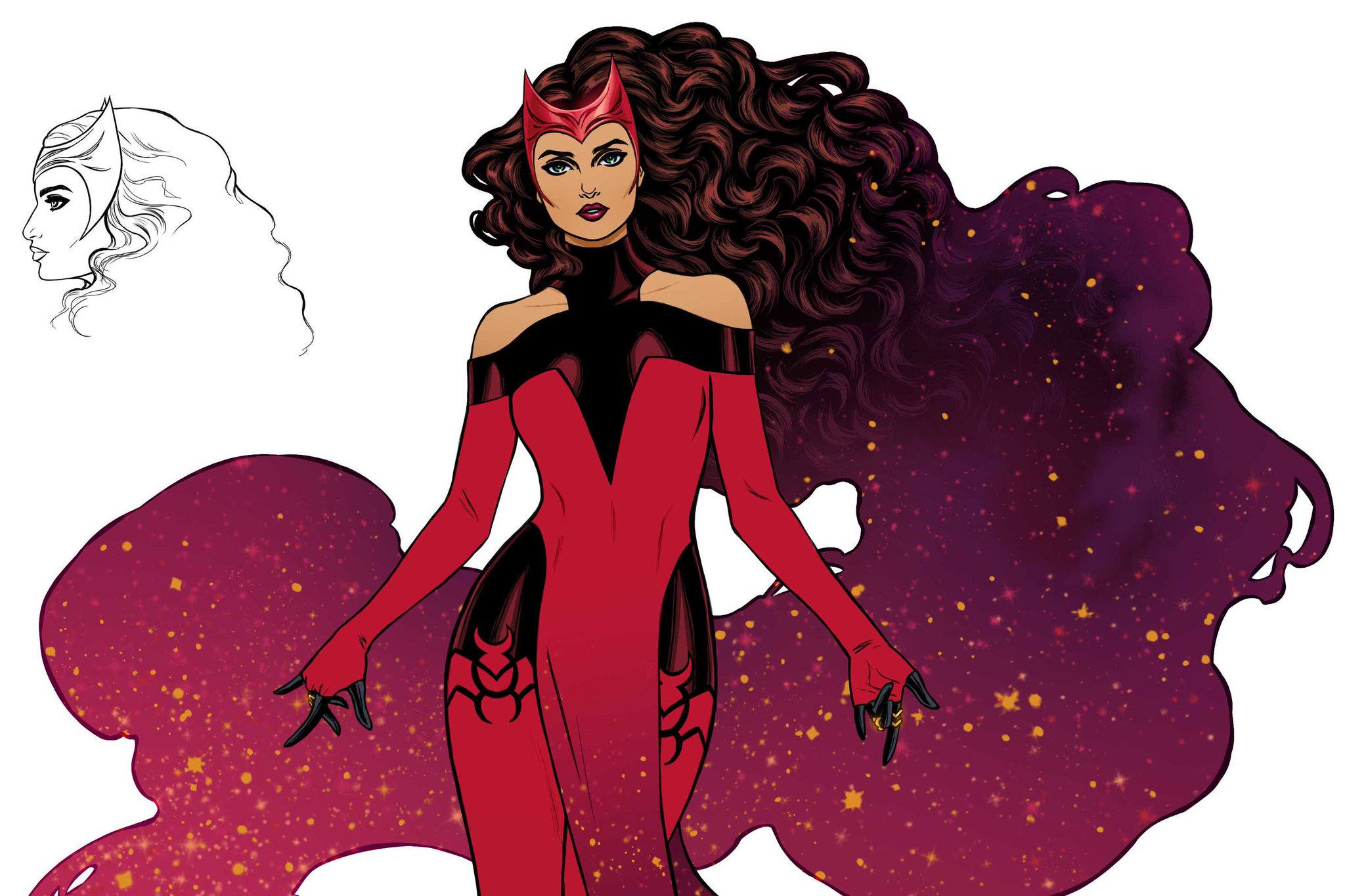 Polygon on Twitter: "Scarlet Witch returns with a new costume and an MCU favorite in their first ...