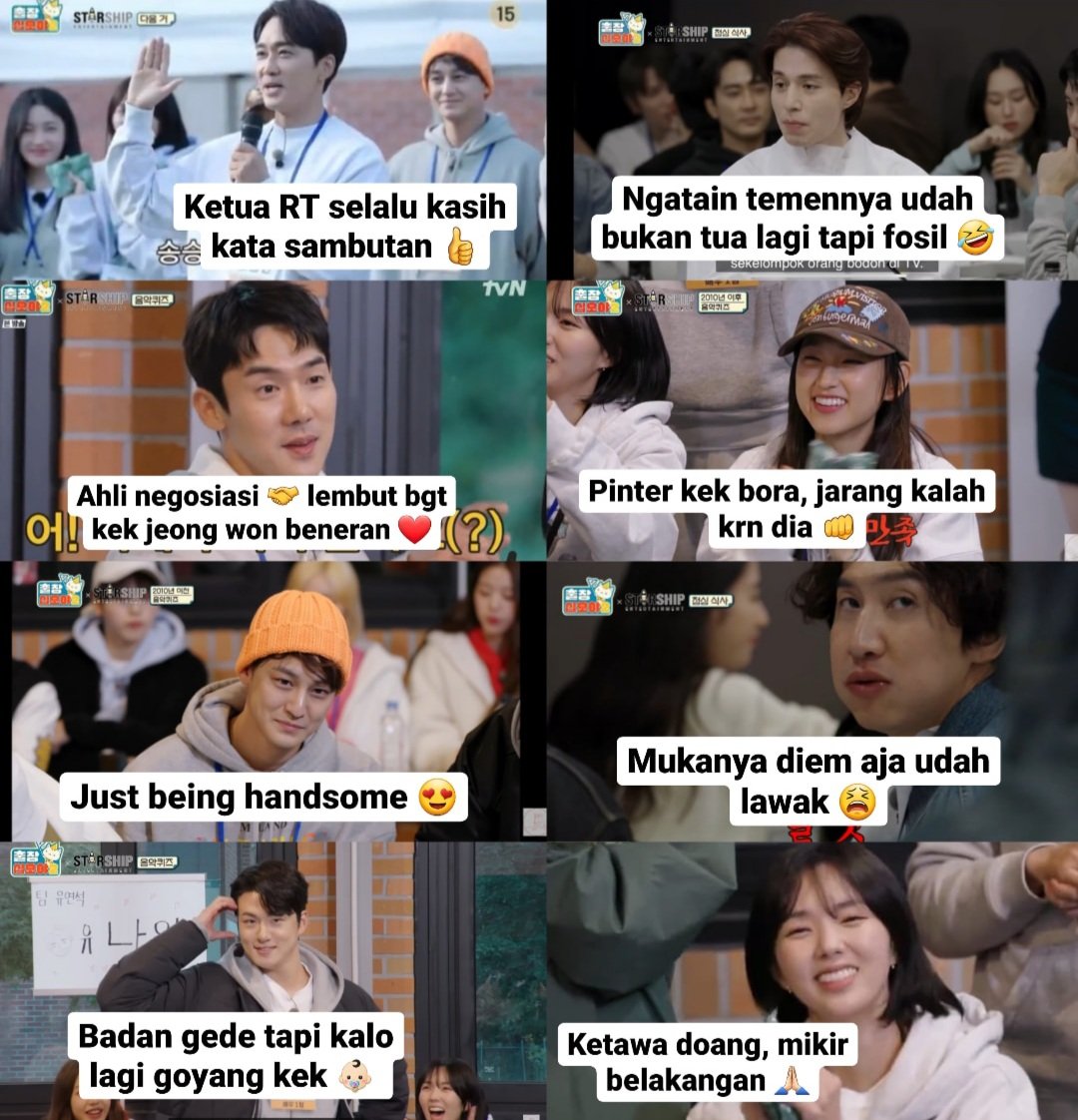 K-Drama Menfess on Twitter: "•kdm• Iseng nonton game caterers eps starship, kocak bgt 🤣 Nih ...