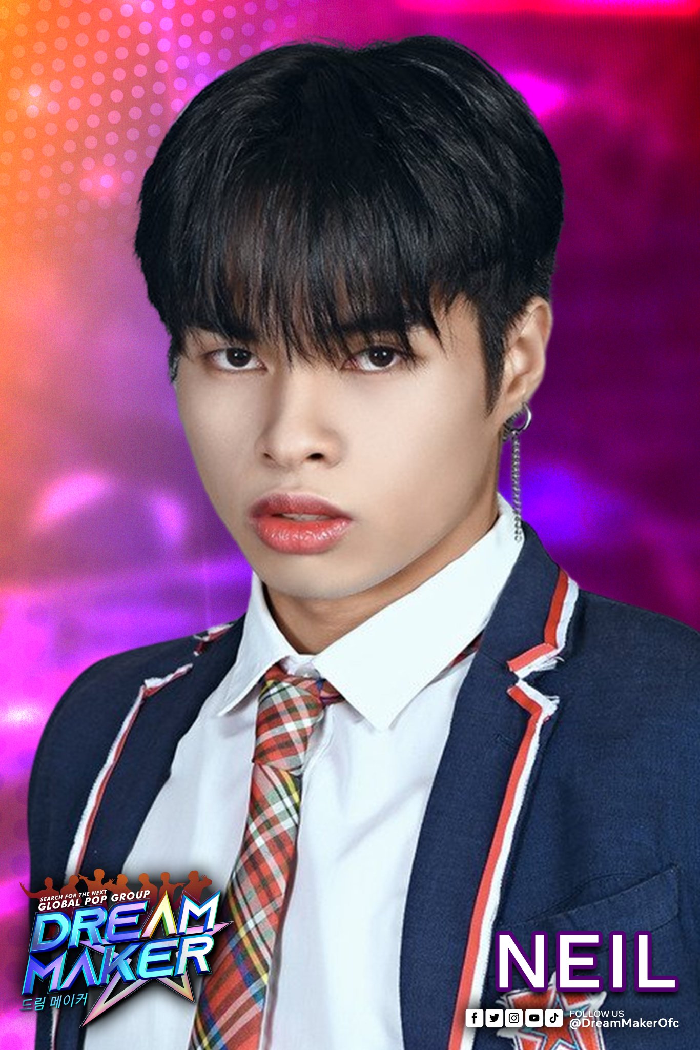 Dream Maker on Twitter: "MEET DREAM CHASER NEIL! Support his journey in making his KPOP Dreams ...