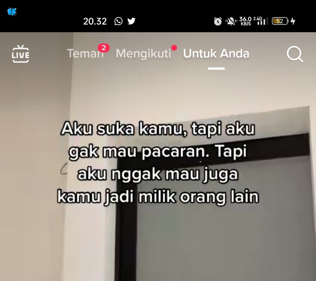 Askrlfess on Twitter: "sender begini, egois ga? [askrl] https://t.co ...