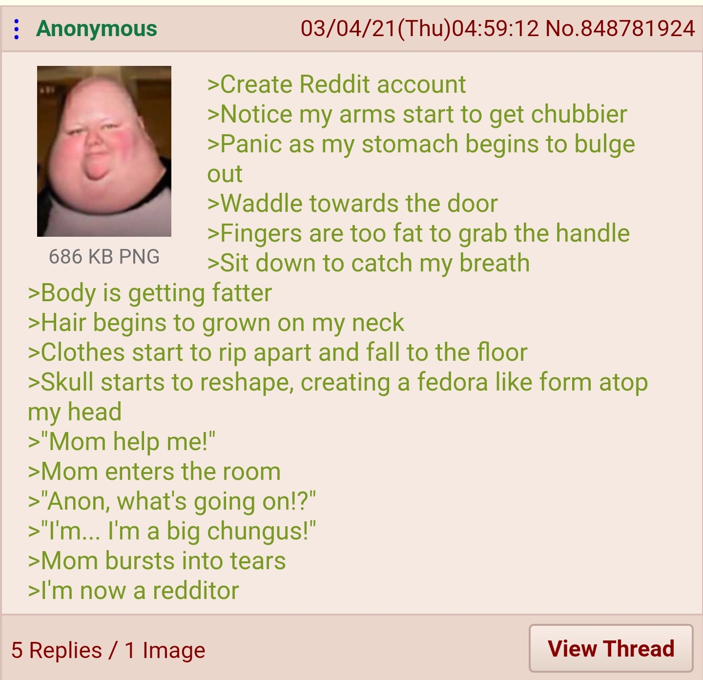 4CHAN GREENTEXTS on Twitter: "@OrwellNGoode https://t.co/zLWiodOusW" / Twitter