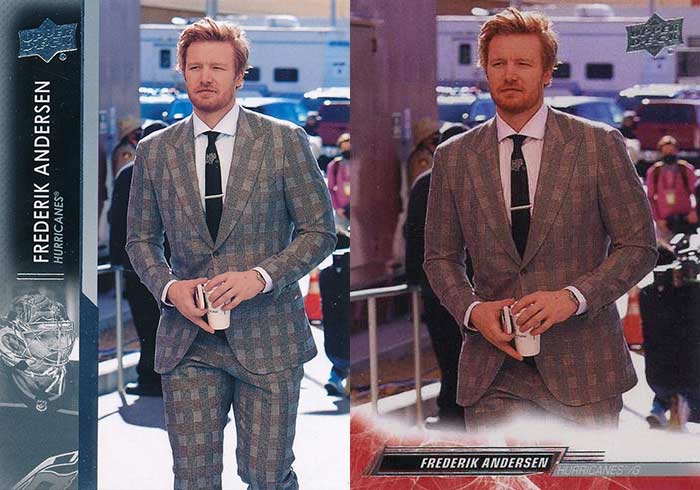 Ryan Cracknell 🎄 on Twitter: "2021-22 Upper Deck Extended Frederik Andersen Variation 🤝 2022-23 ...