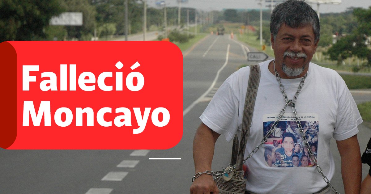 Gustavo Moncayo, recordado por haber recorrido Colombia exigiendo la ...