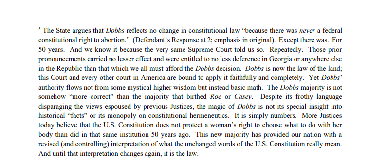 Bloomberg Law on Twitter: "The judge left a footnote referencing the Supreme Court's decision to ...