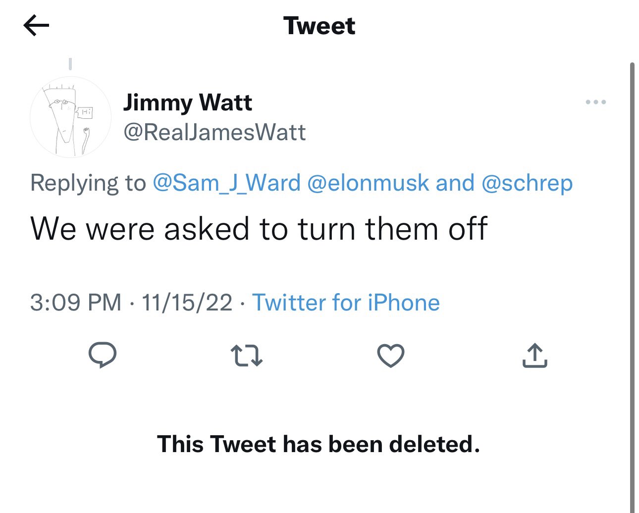 Sam Ward on Twitter: "@elonmusk you might want to investigate this guy as well. When asking ...