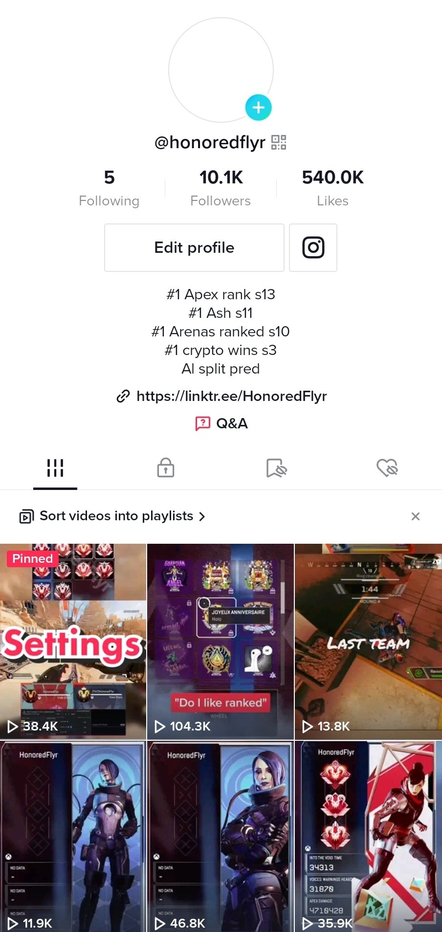 HonoredFlyr on Twitter: "Finally hit 10k. Gonna start making more content there https://t.co ...