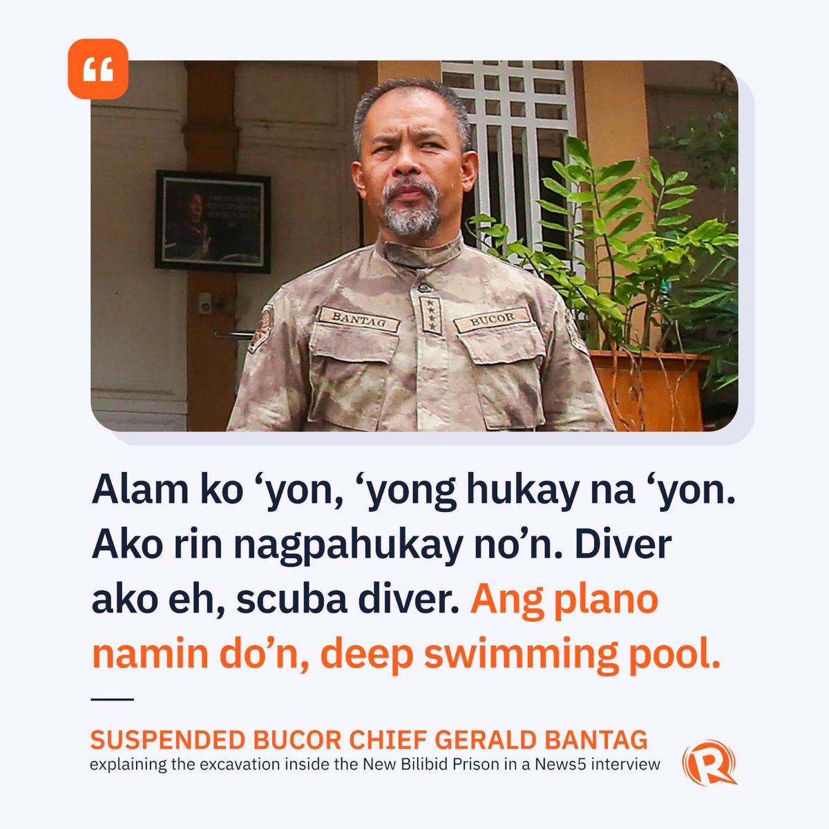 Suspended Bureau of Corrections Director General Gerald Bantag said in ...