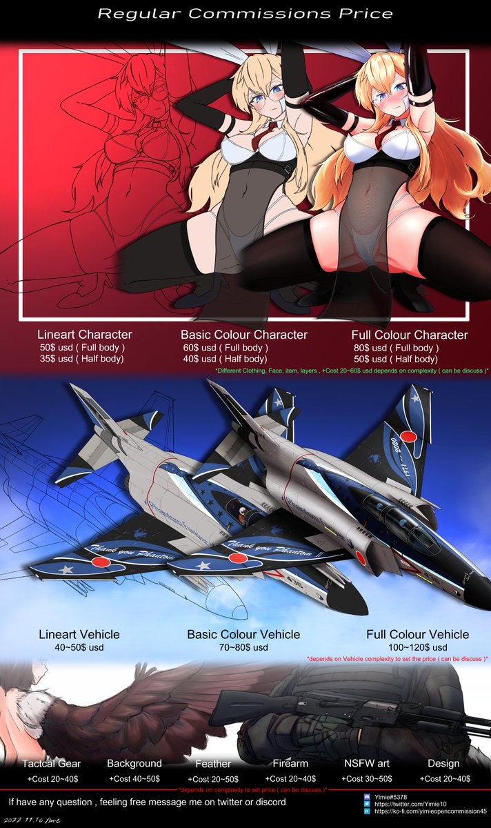 🔞🇺🇦TheLibraryofLewd🇺🇦🔞 on Twitter: "RT @Yimie10: Update new commission sheet , In addition to ...
