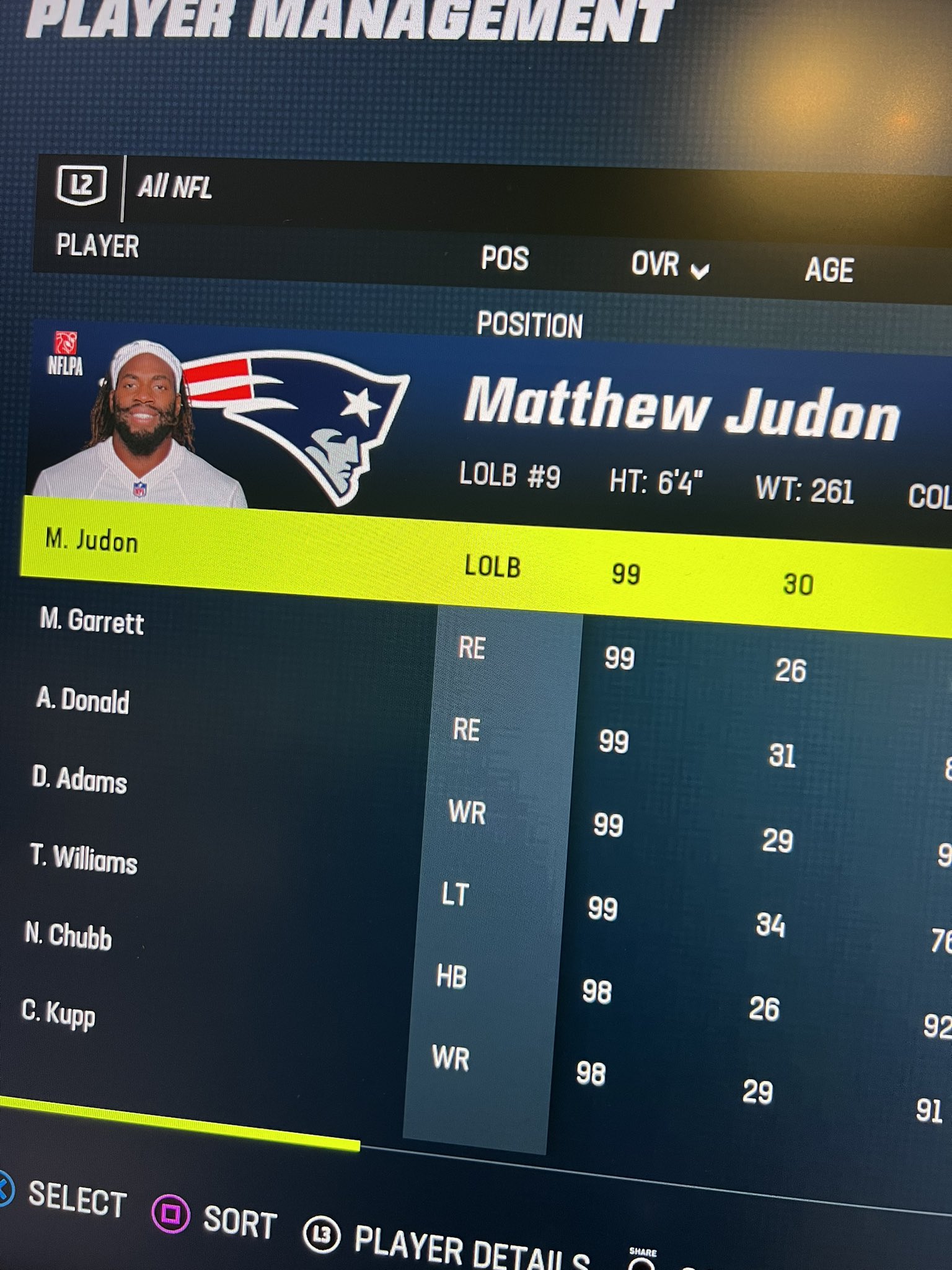 Matthew Judon on Twitter: "Thanks for the @EAMaddenNFL update 🤗🤗🤗 #99club https://t.co ...