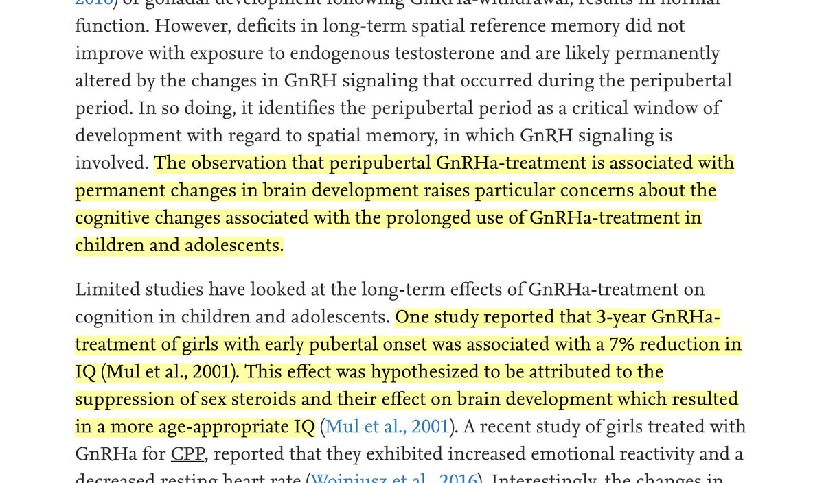 The US "paper of record" @nytimes covered puberty blockers on the front ...