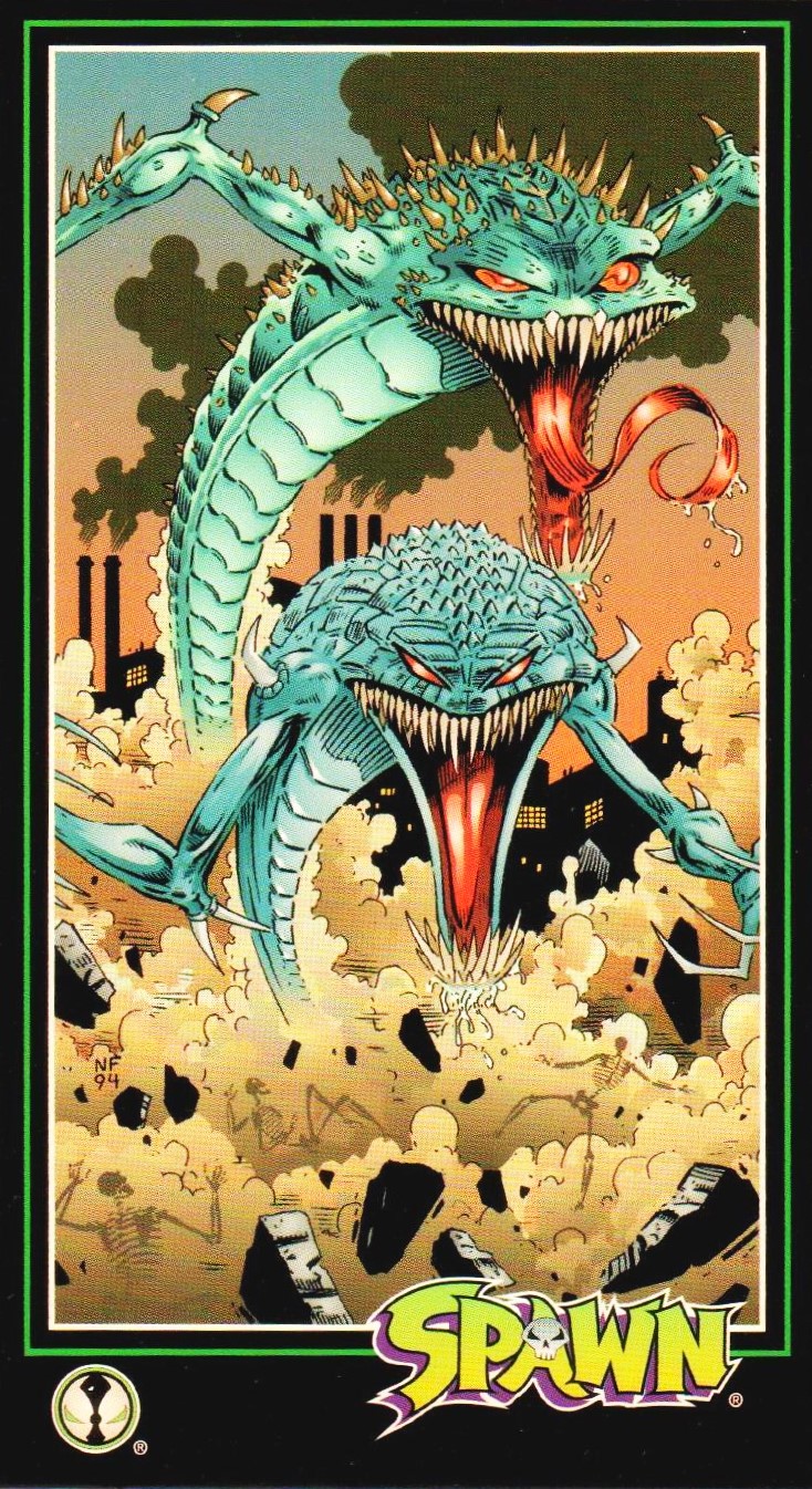 Daily Spawn Archive on Twitter: "Spawn Widevision Trading Card #91: "Simmonsville" (1995). Art ...