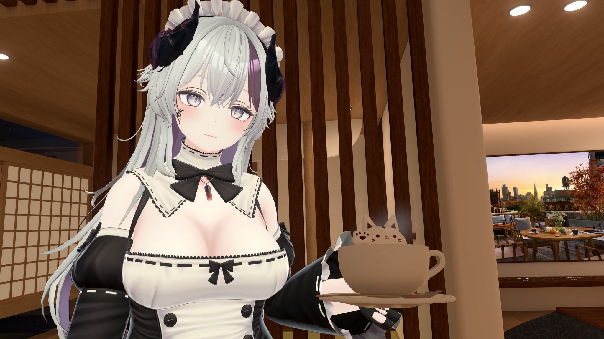 長月七日_VRC on Twitter: "#VRChat の一日 めいど～ https://t.co/GJqRWrMZ9m" / Twitter