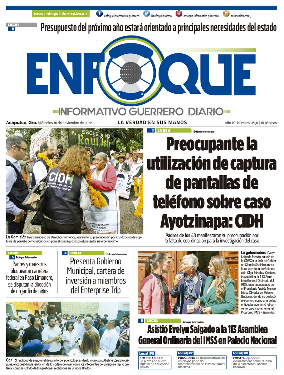 Enfoque Informativo Guerrero On Twitter Daleclic π° Buenos DΓas Te