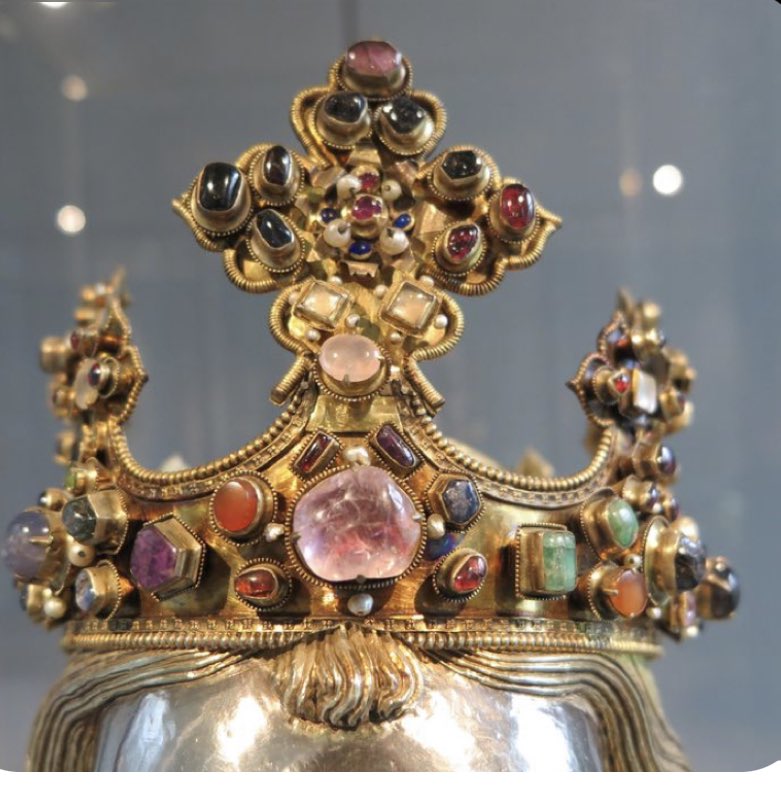 This enormous red spinel, known a the Black Prince’s Ruby, looks very ...