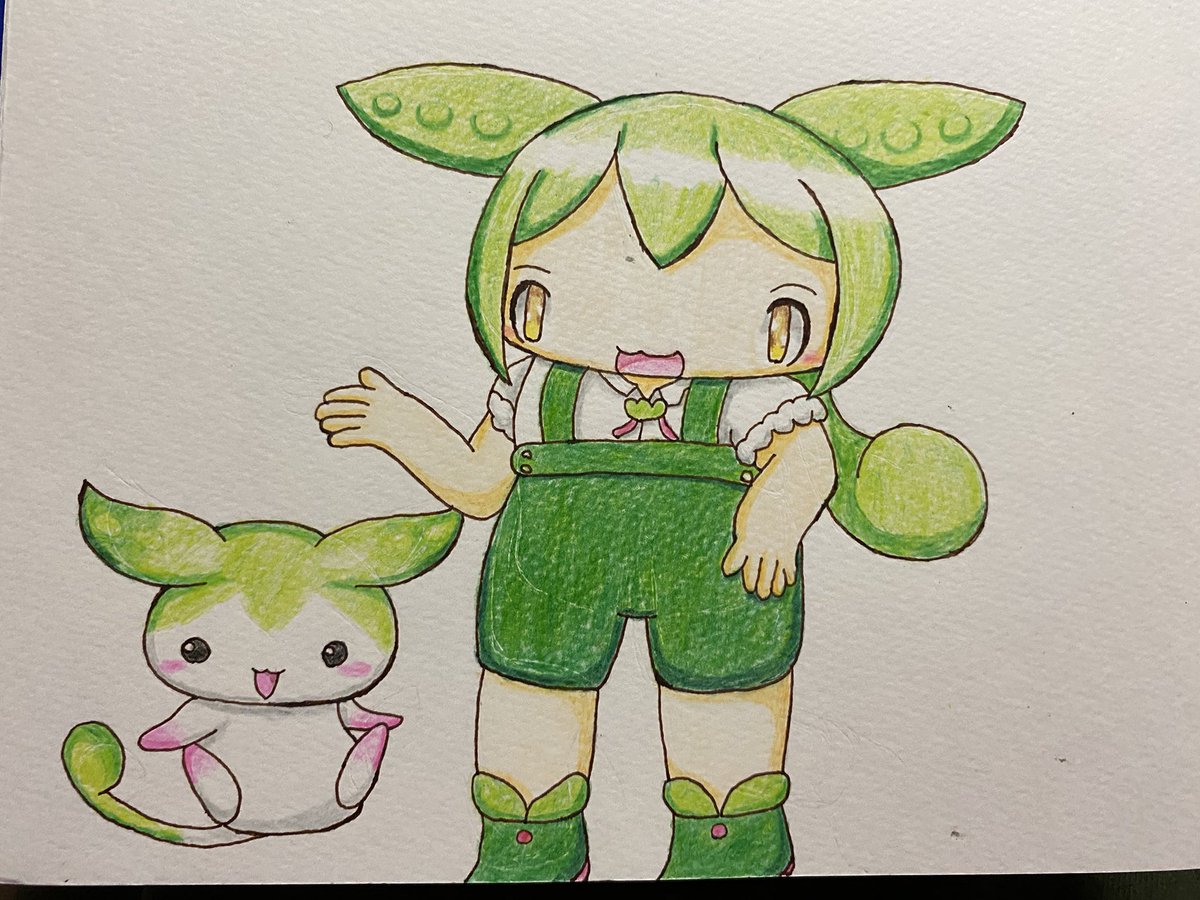 東北ずん子公式💚1129 Seirenvoiceイタコ、ずんだもんリリース On Twitter Rt Dolphingear ずんだもん 地道に進んだアナログイラストが