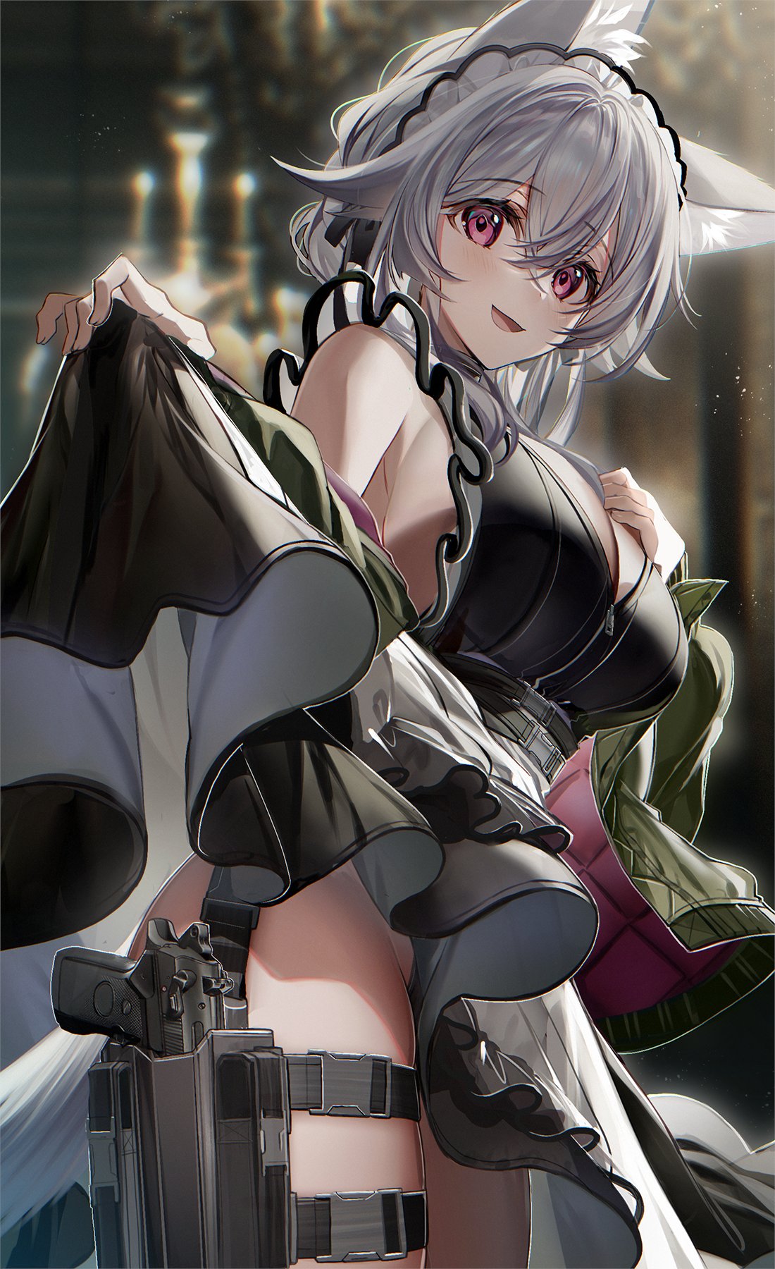 河地ﾘﾝﾉｽｹ@C101土曜日西ひ23b on Twitter: "🐺「スカートの中は、2人だけの秘密ですよ。」 https://t.co/5Tk0hfUPAM" / Twitter