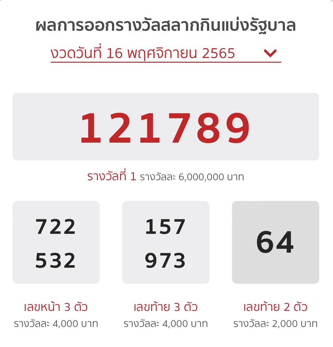 TrueID on Twitter: "ถึงไม่ใช่คนถูกหวย 🥹 แต่เรื่องสวยเรามั่นใจ 🤭 ตรวจผลการออกรางวัลสลากกินแบ่ง ...