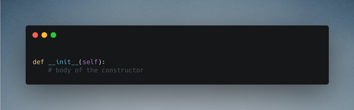 Constructors in Python(with code snippets) Thread 🧵👇 - المسلسل من ...
