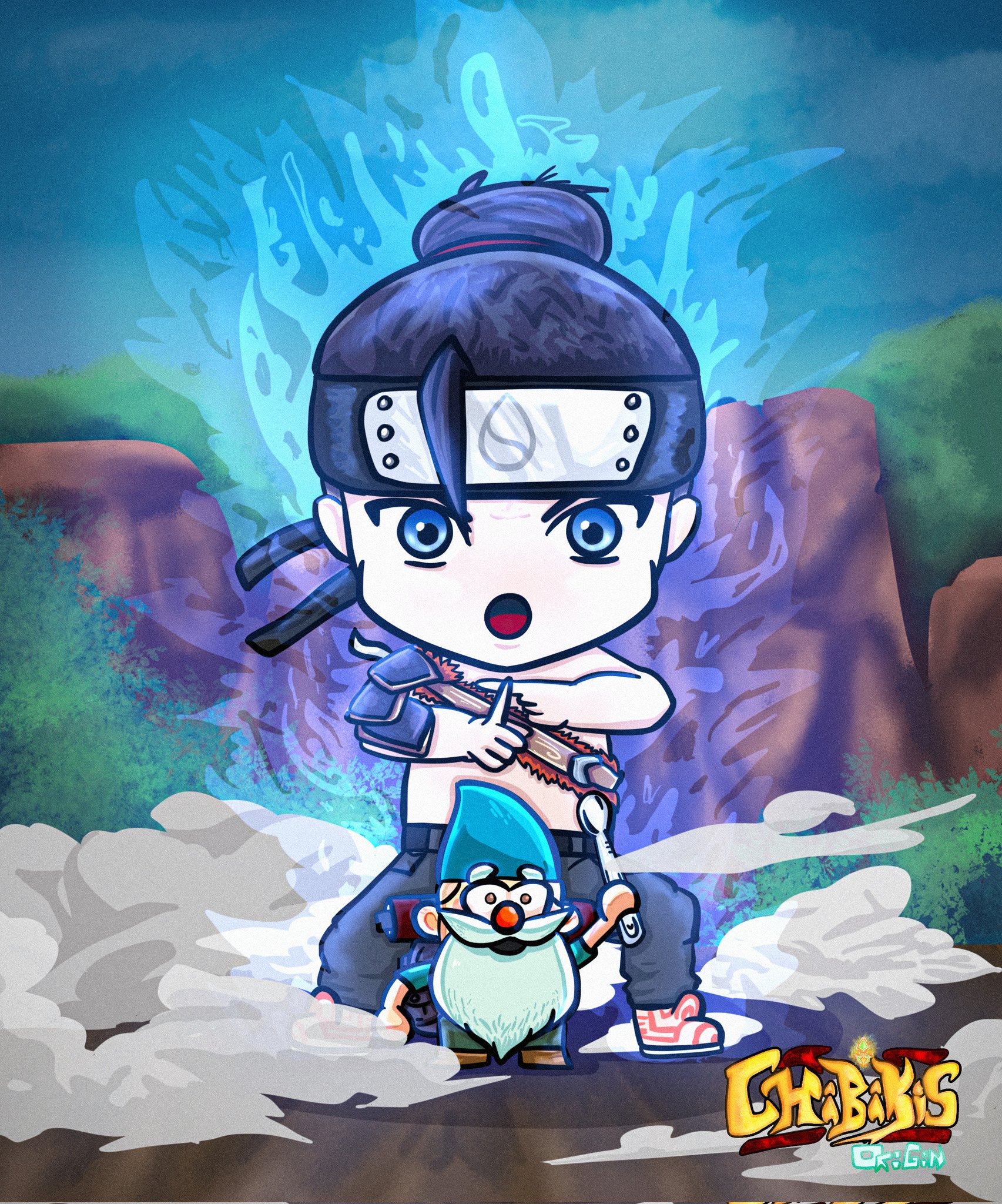 Chibikiverse - Origins | MINTING SOON on Sui💧 on Twitter: "Kuchiyose no Jutsu : Gnome!!!💥 😳 ...