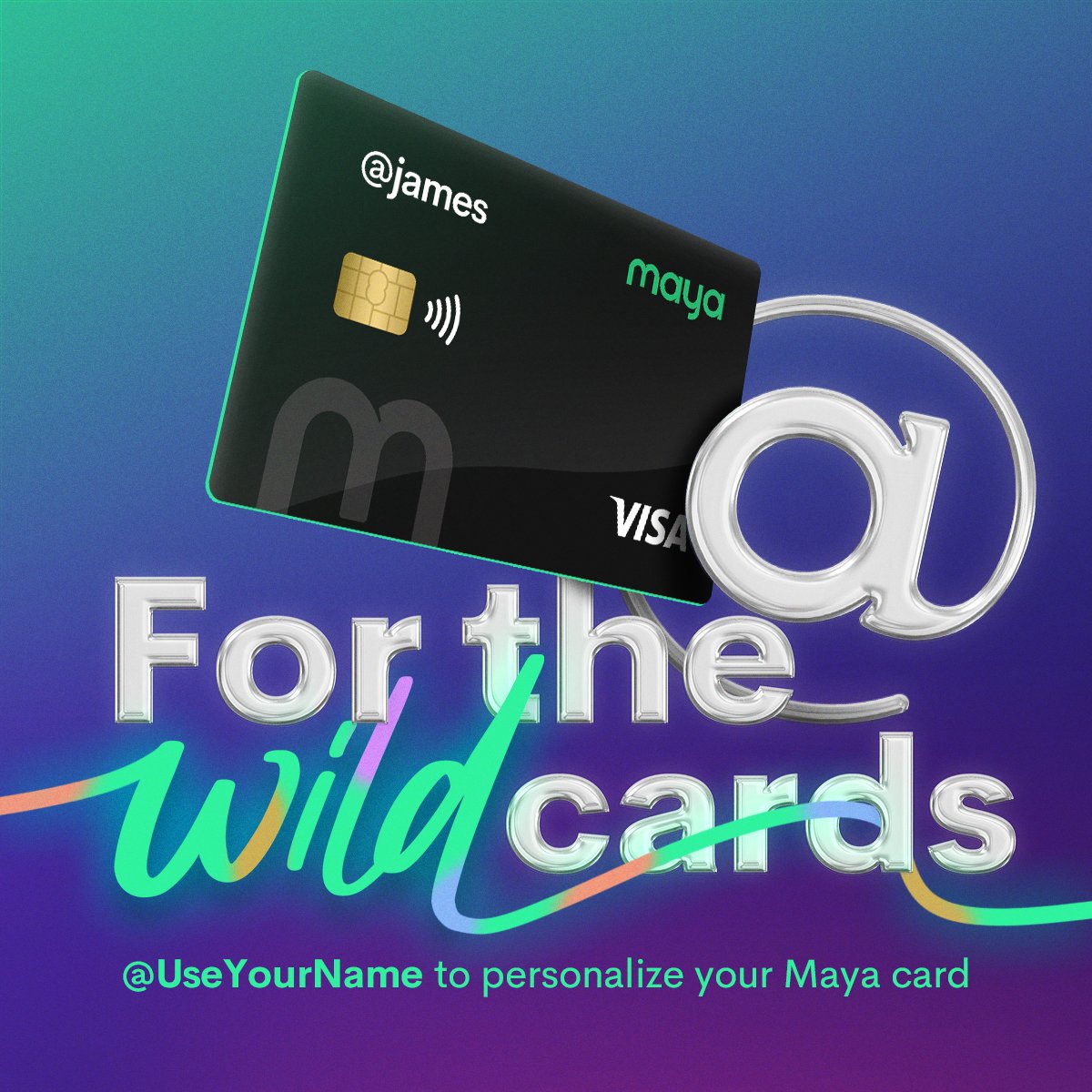 Maya on Twitter: "Your Card. Your Name. Your Way. Choose the bank that lets you #UseYourName on ...