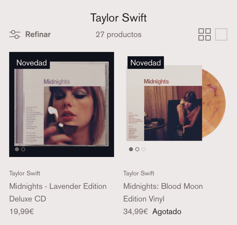 Taylor Swift España | Fan Page on Twitter: "El CD deluxe/lavanda de #TSmidnighTS vuelve a estar ...
