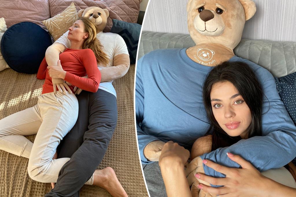 New York Post on Twitter: "Singles can snuggle this giant emotional support bear – and it doesn ...
