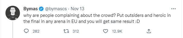 Thorin on Twitter: "Put bymas on MOUZ and they definitely won't get the same result :> https://t ...