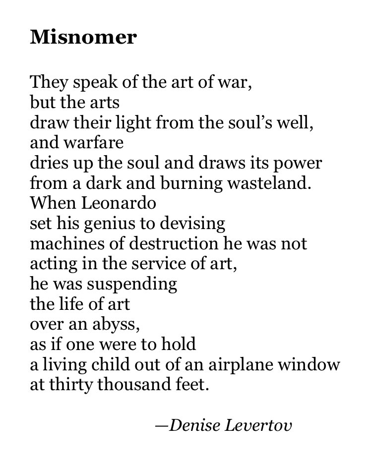 Poetry About Life In War