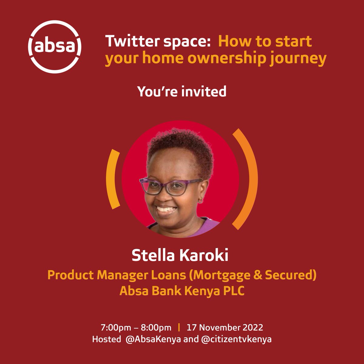 Absa Bank Kenya on Twitter: "Join @karoki_stella, our product manager loans with vast experience ...