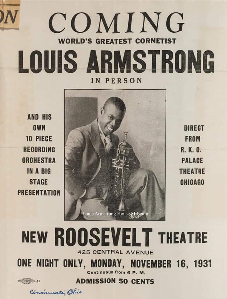 Sheet Music Library (PDF) on Twitter: "A rare ad from one of Louis Armstrong’s scrapbooks for a ...