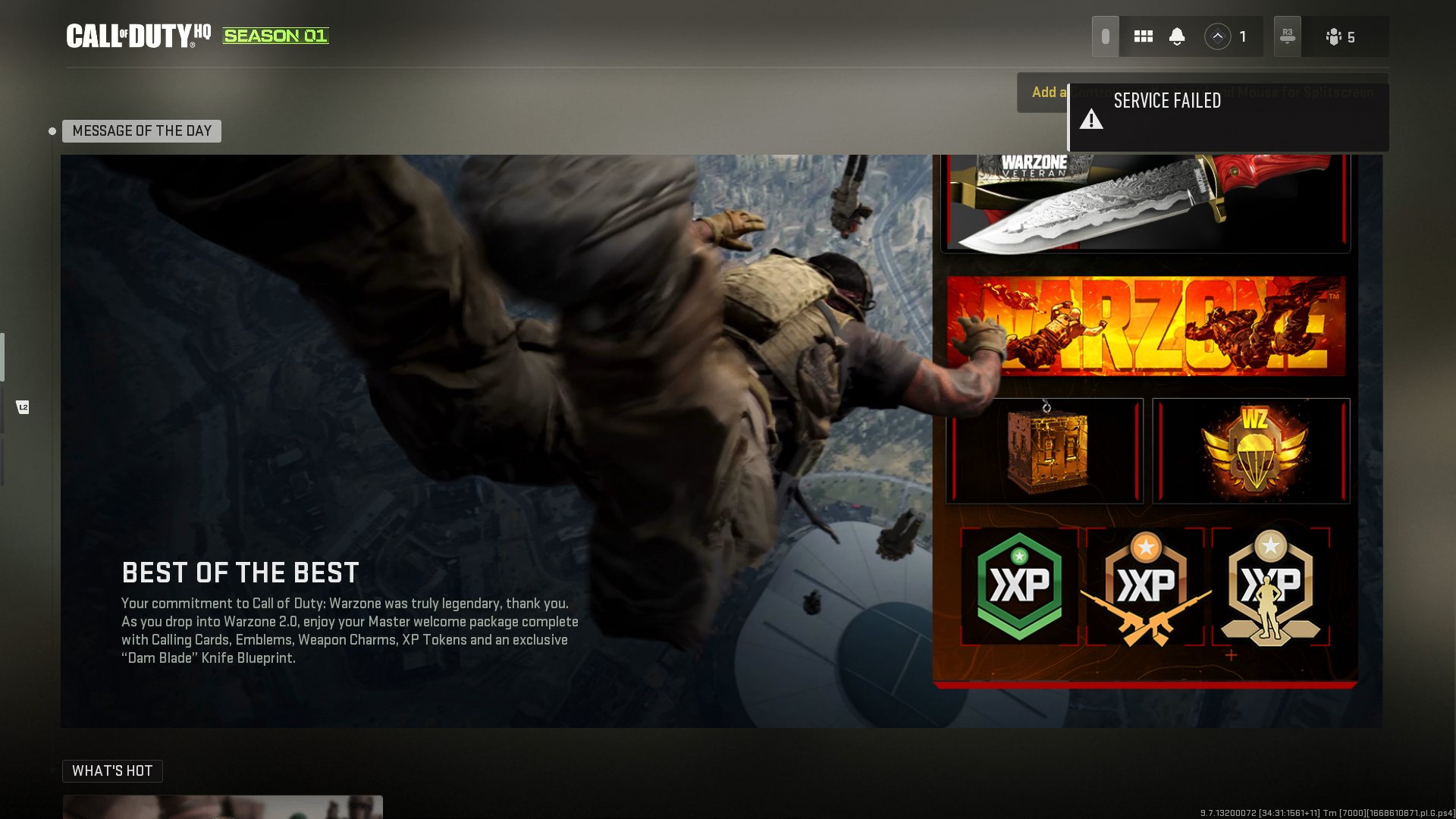 GRIZZ Viollent on Twitter: "Warzone 2 Veteran Package is gifted to all players who played the ...