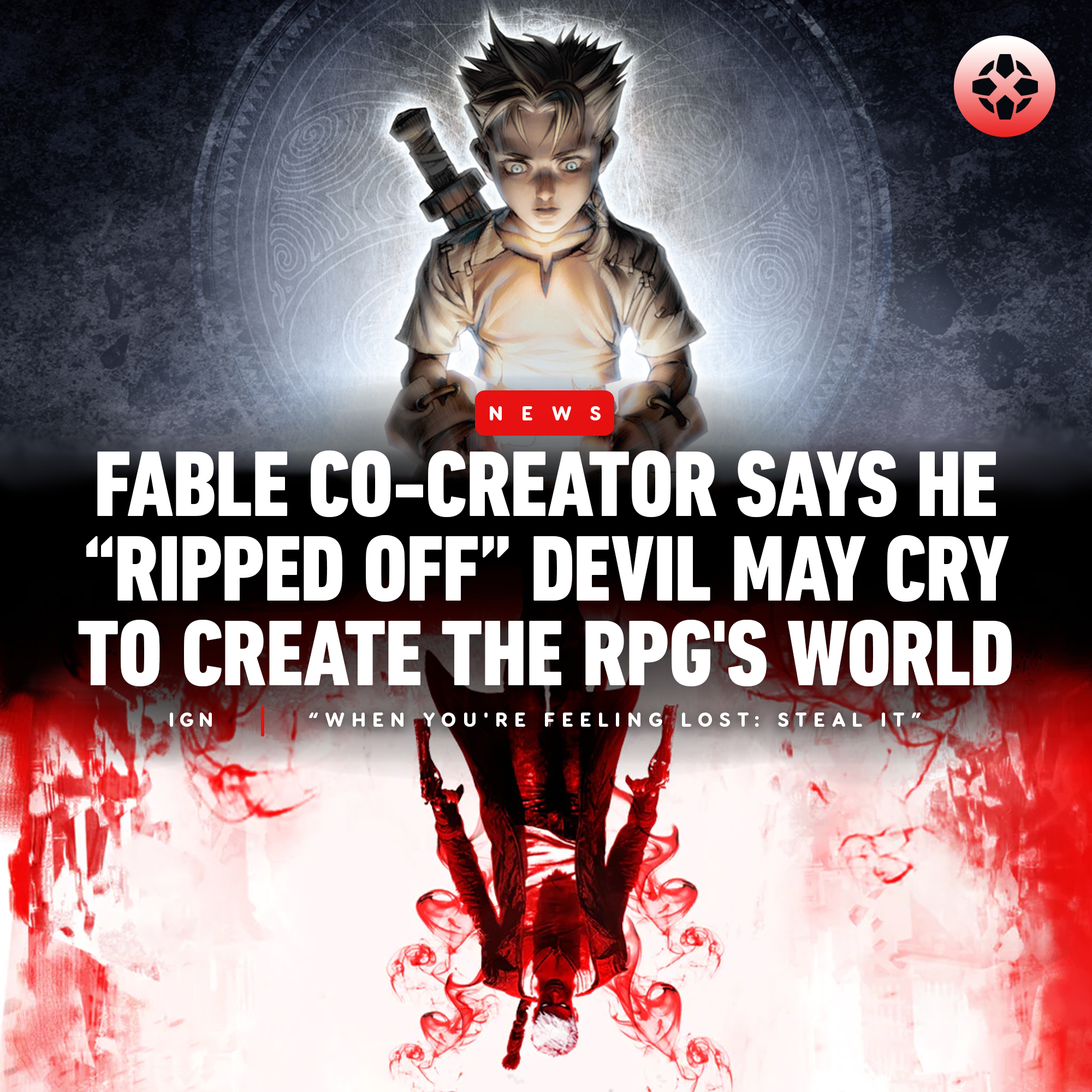 IGN on Twitter: "Fable co-creator Dene Carter said he turned to an unlikely source of ...