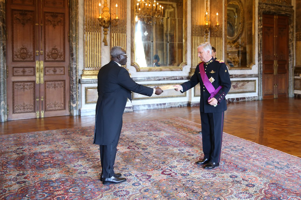 Belgian Royal Palace On Twitter Les Nouveaux Ambassadeurs Du Soudan