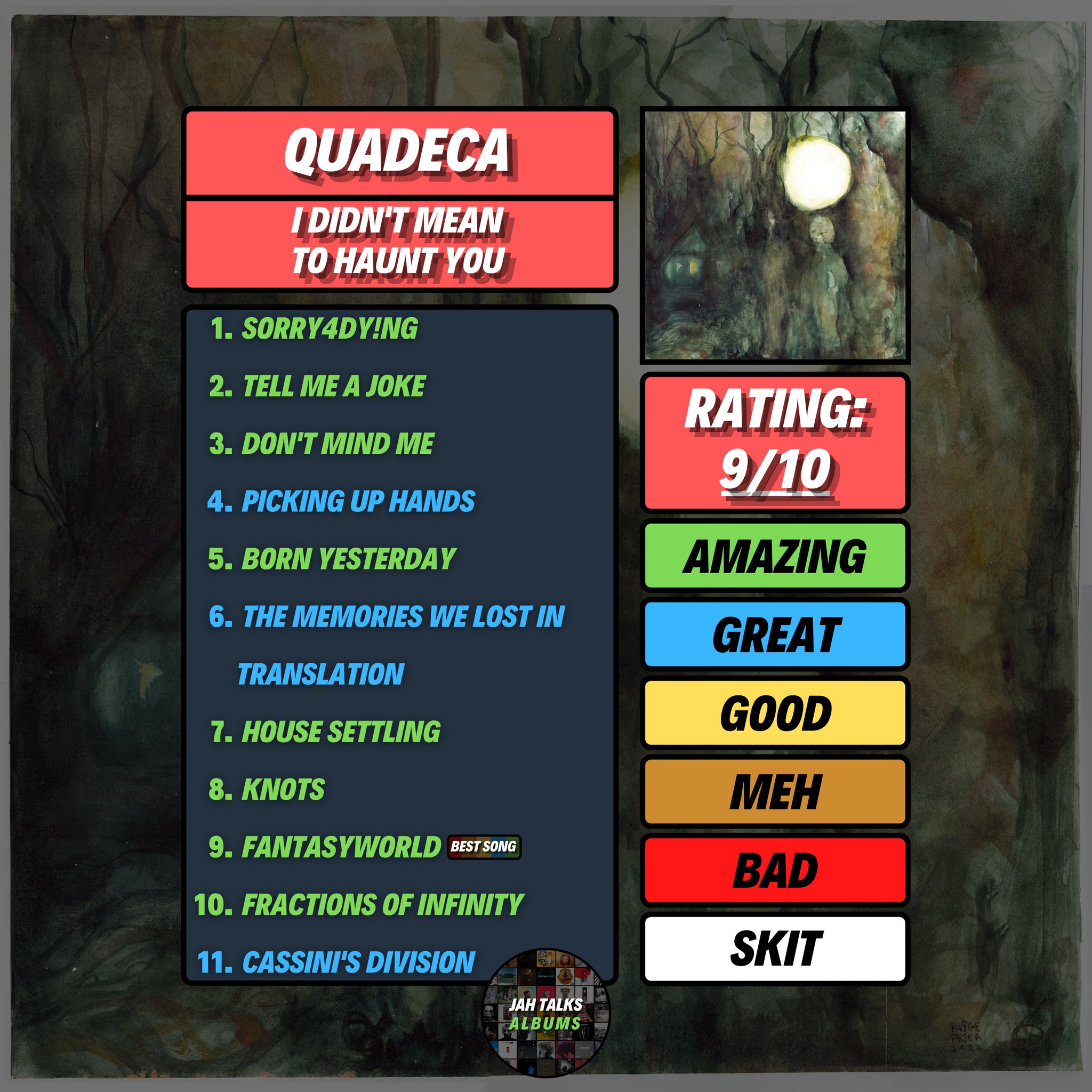 Jah Talks Albums on Twitter: "Quadeca - "I Didn't Mean To Haunt You" https://t.co/fk0n7DLbEE ...