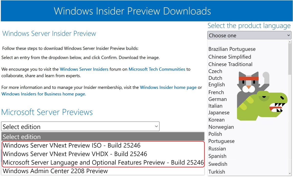 🔮WZor👁️ on Twitter: "☔️🌨️💨November 16, 2022😹👉Announcing NEW build of the Windows Server vNext # ...