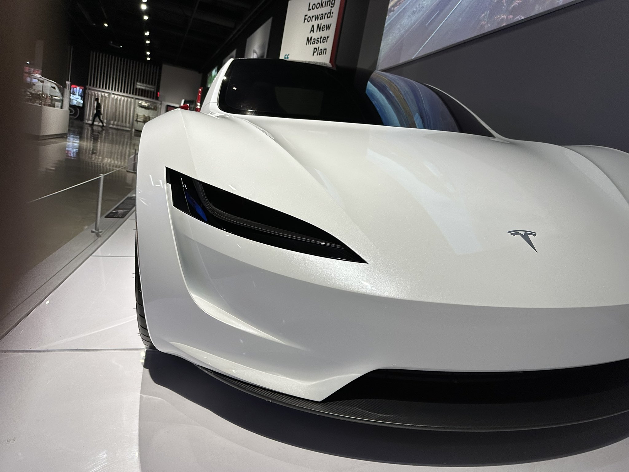 Tesla Roadster White
