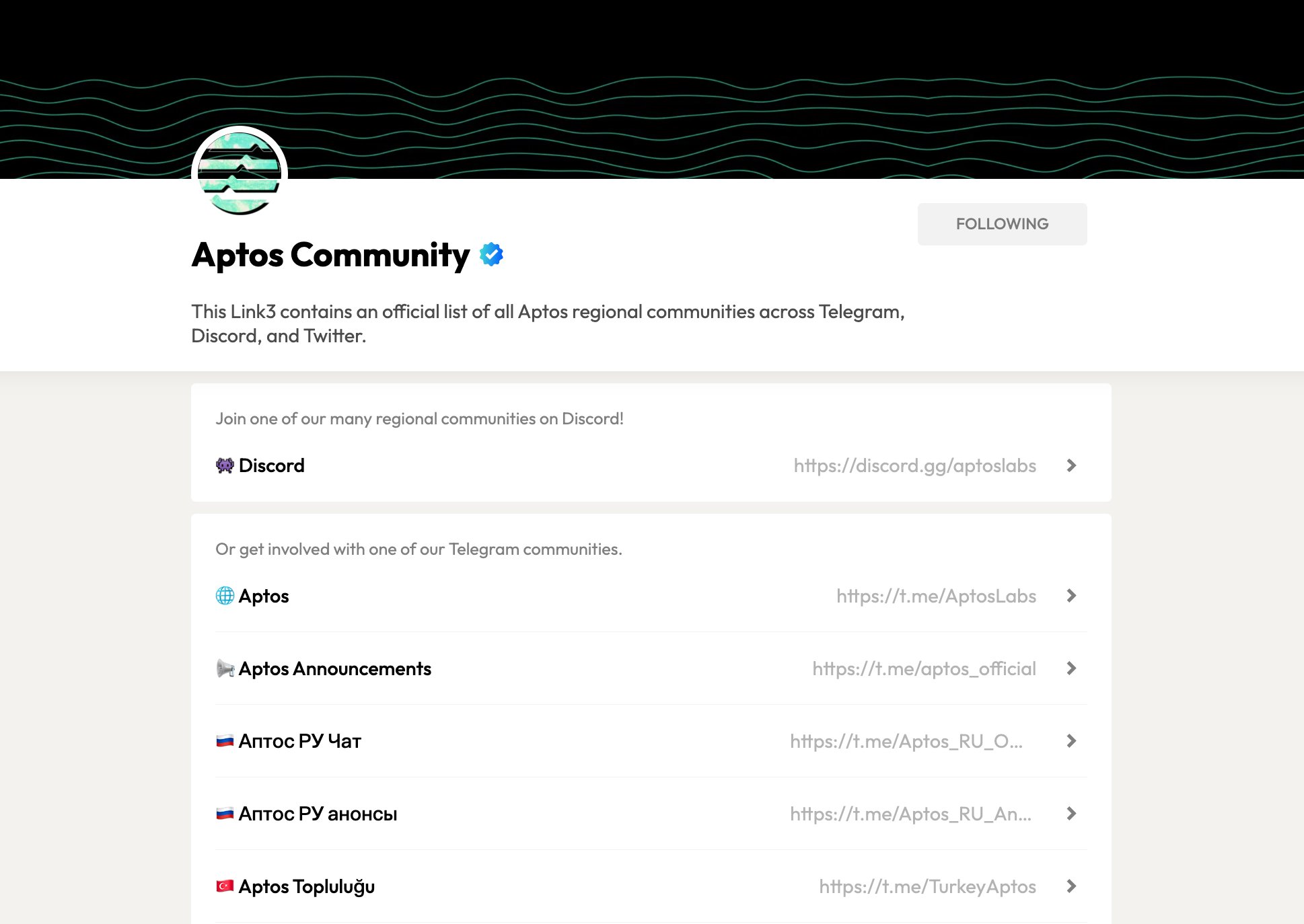 Link3 on Twitter: "Trusted by the official communities of @AptosLabs 🫡 #Link3 is your all-in-one ...