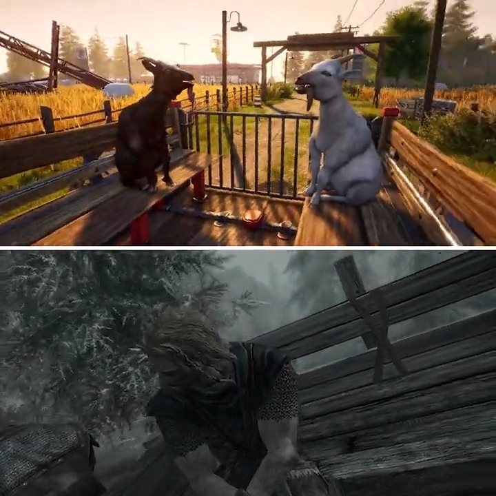 This just in: Goat Simulator game has GOAT gaming references. IGN @ign