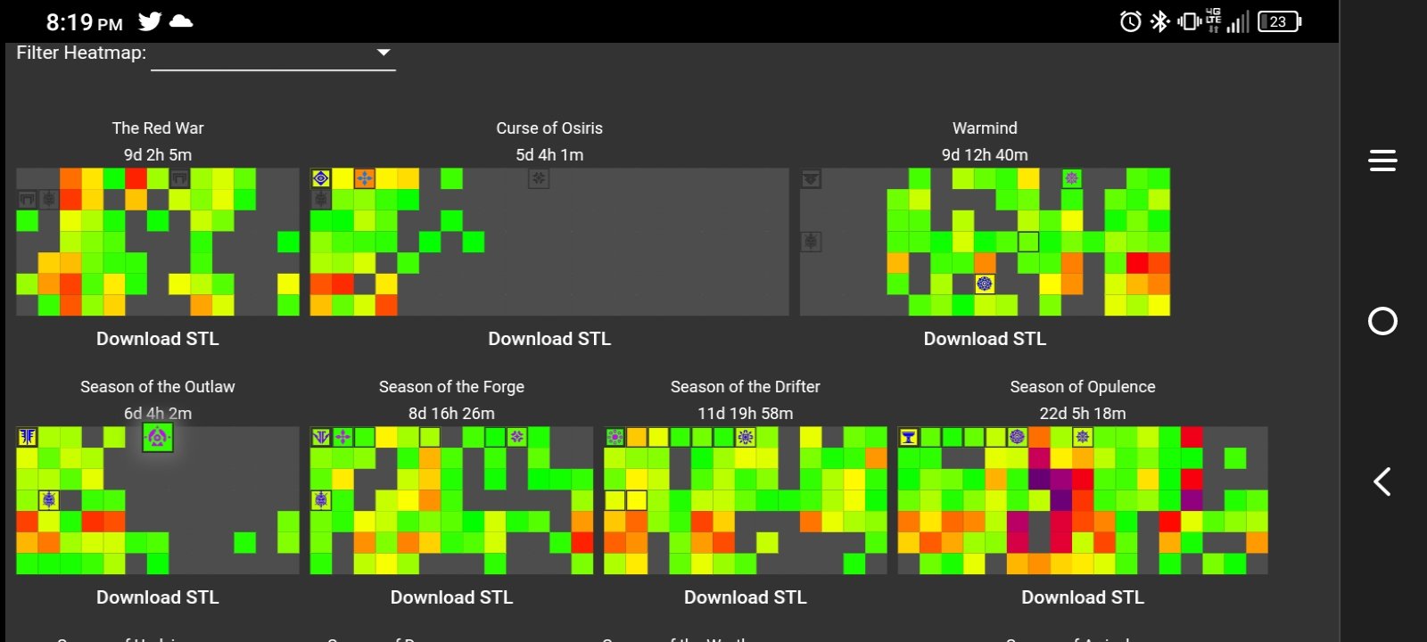 Silver Hobbit 💙💛 On Twitter My Destiny Heatmap Doesnt Surprise Me At