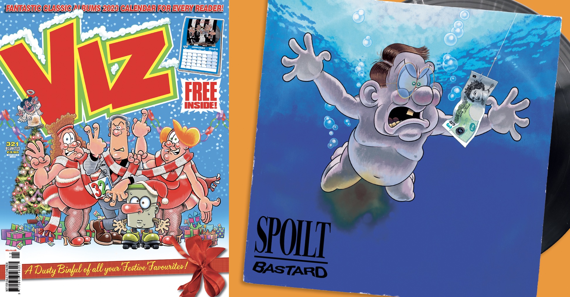Viz Comic on Twitter: "The Christmas issue (Viz 321) is in the shops today, with a Free 2023 ...