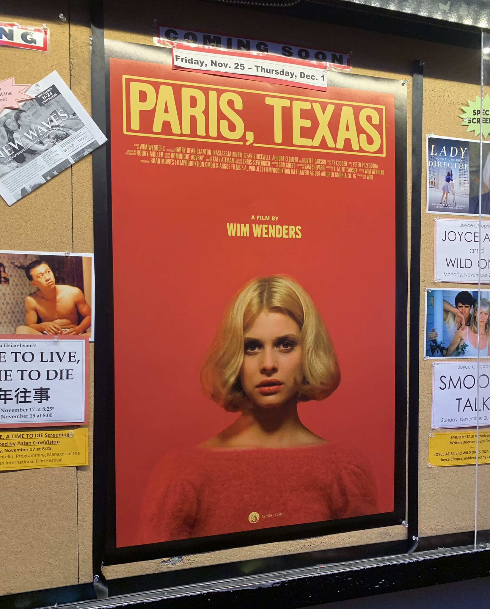 Paris Texas Film Poster