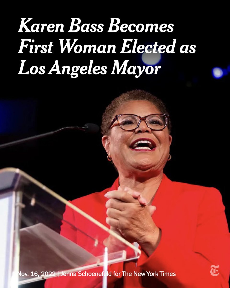 Lydia The Chikow Guy 🚗 On Twitter Rt Nytimes Karen Bass Won The